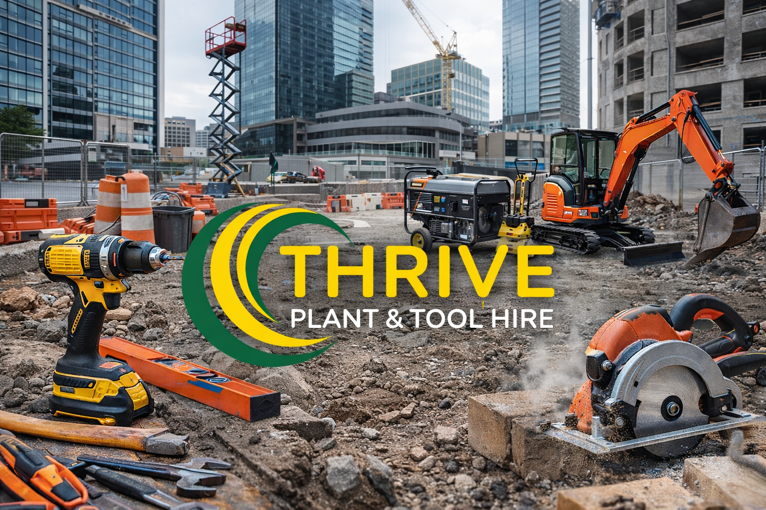 Thrive For Hire | National Plant & Tool Hire